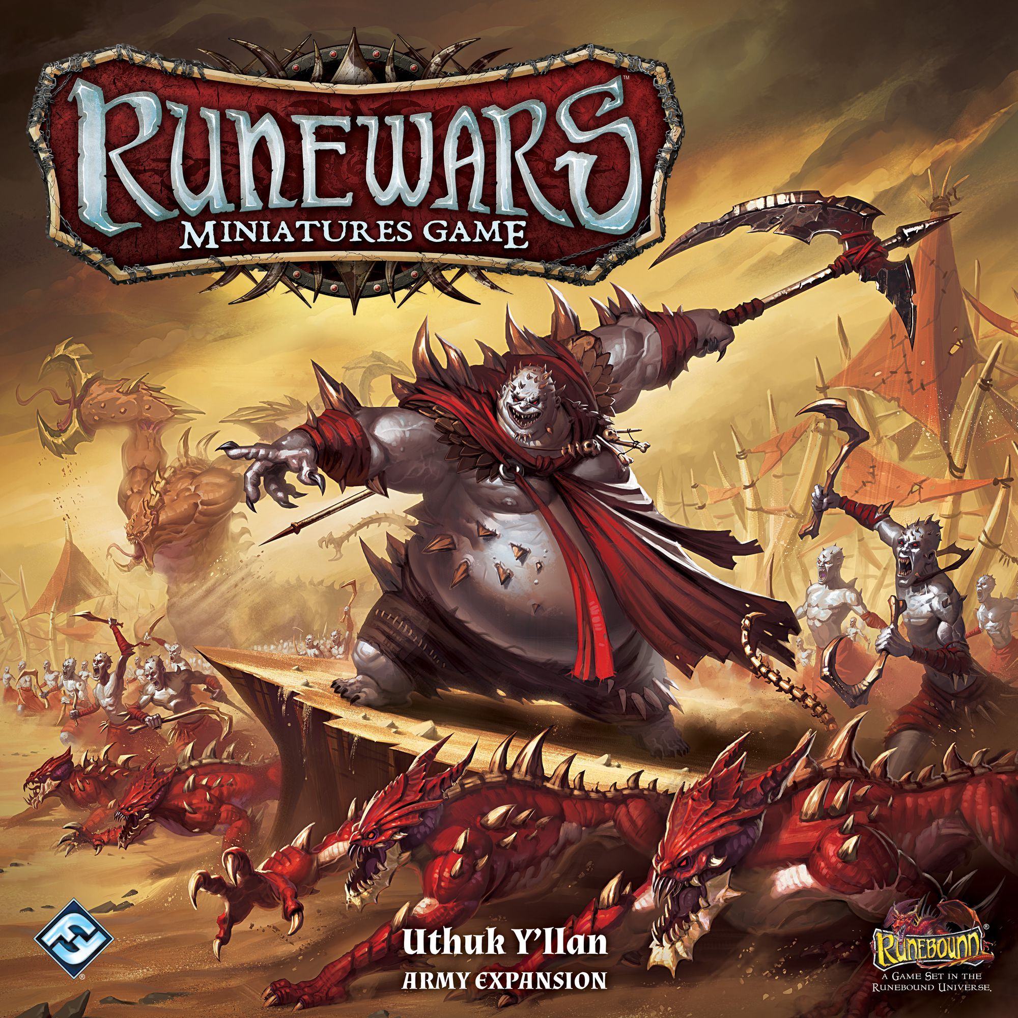 Expansão Runewars Miniatures Game: Uthuk Y'llan Army Expansion ...