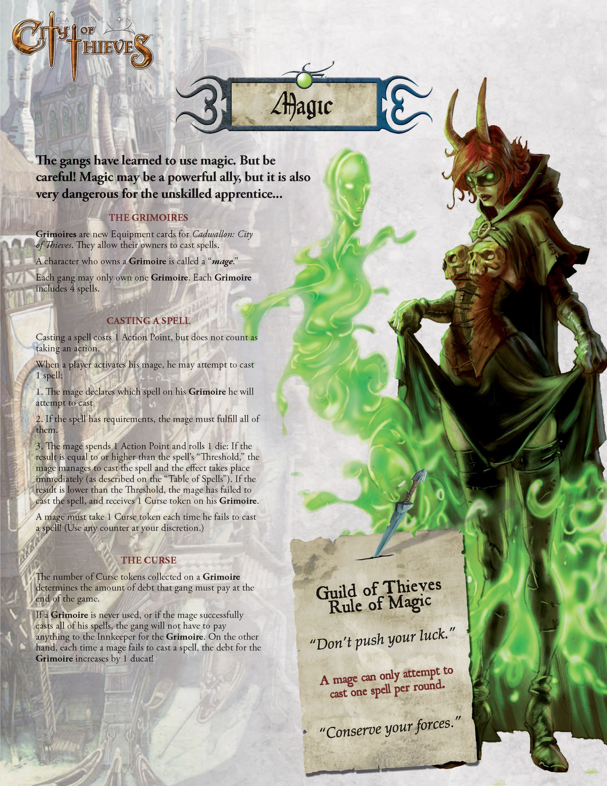 Expansão Cadwallon: City of Thieves – Magic | Compara Jogos