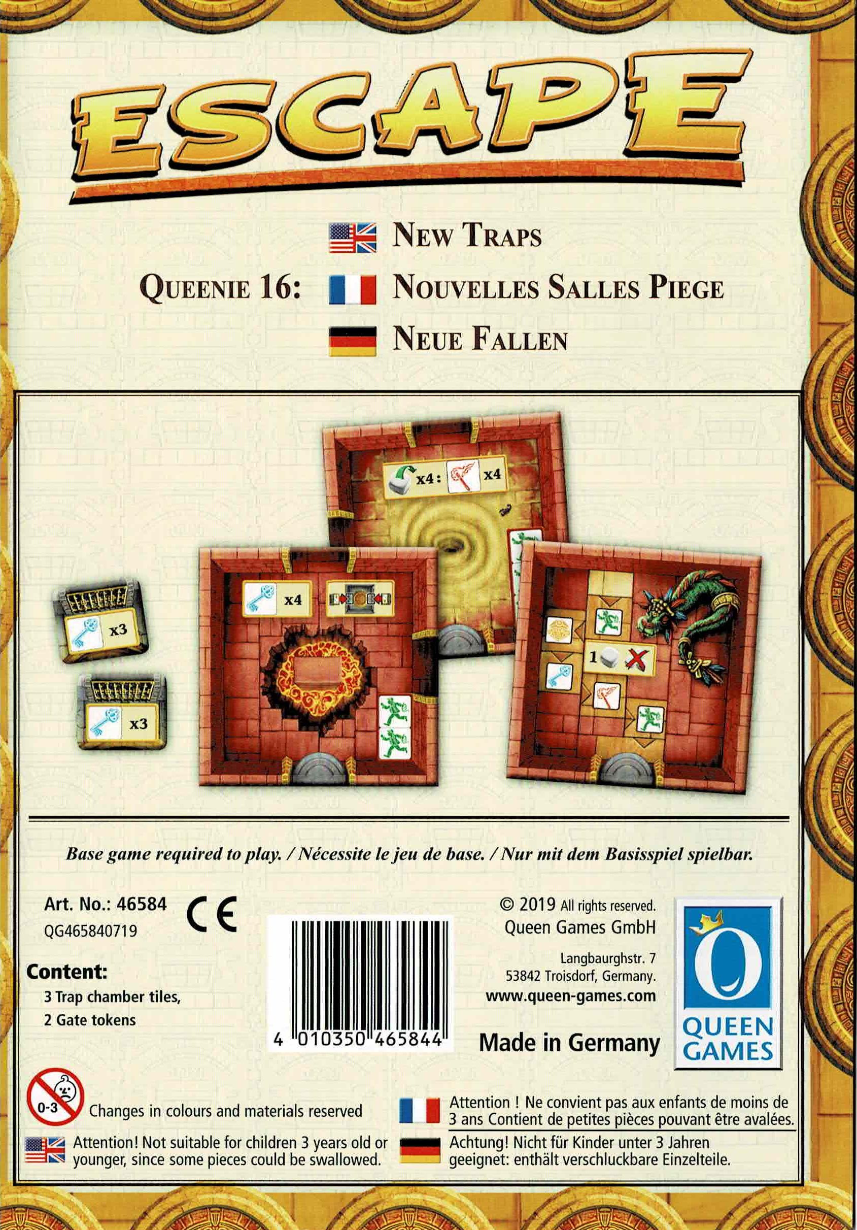 Expansão Escape: The Curse of the Temple – Queenie 16: New Traps ...