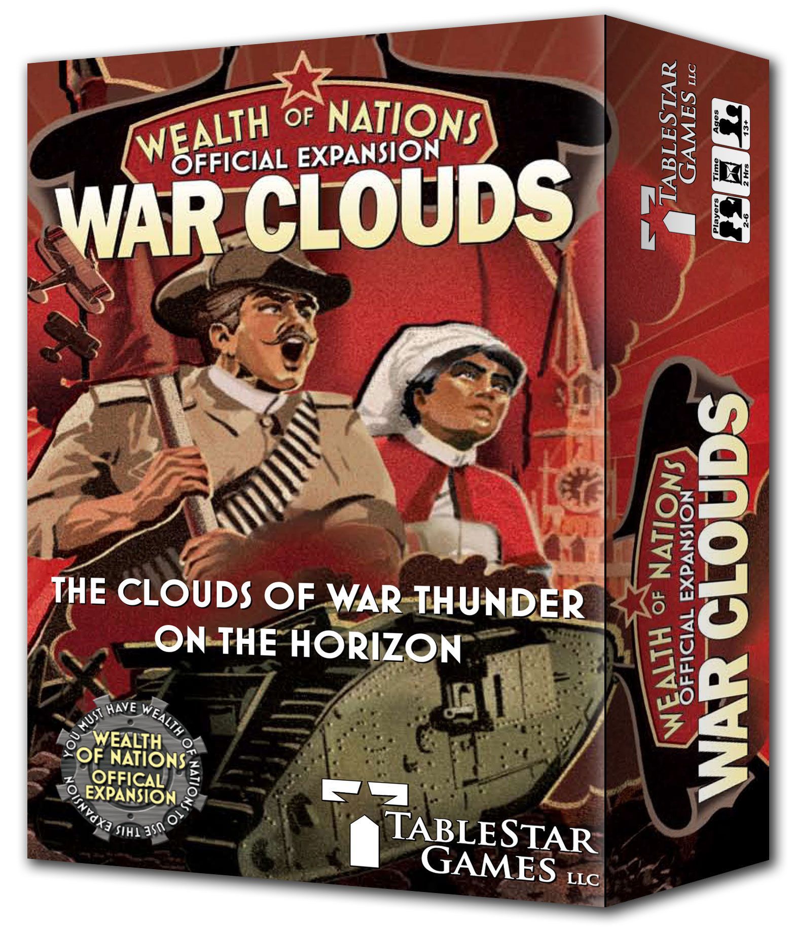 Expansão Wealth of Nations: War Clouds | Compara Jogos