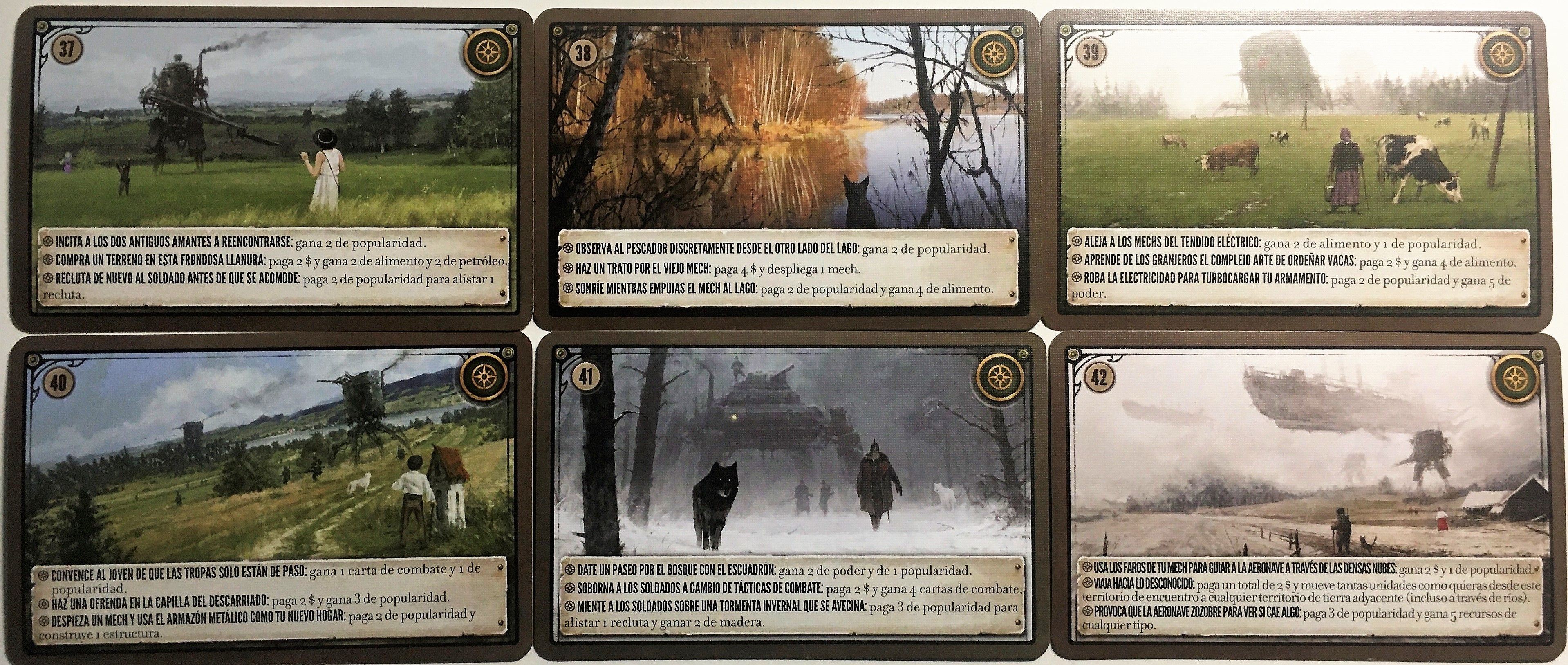 Expansão Scythe: Bonus Promo Pack – 6 Promo Encounter Cards numbers 37 ...