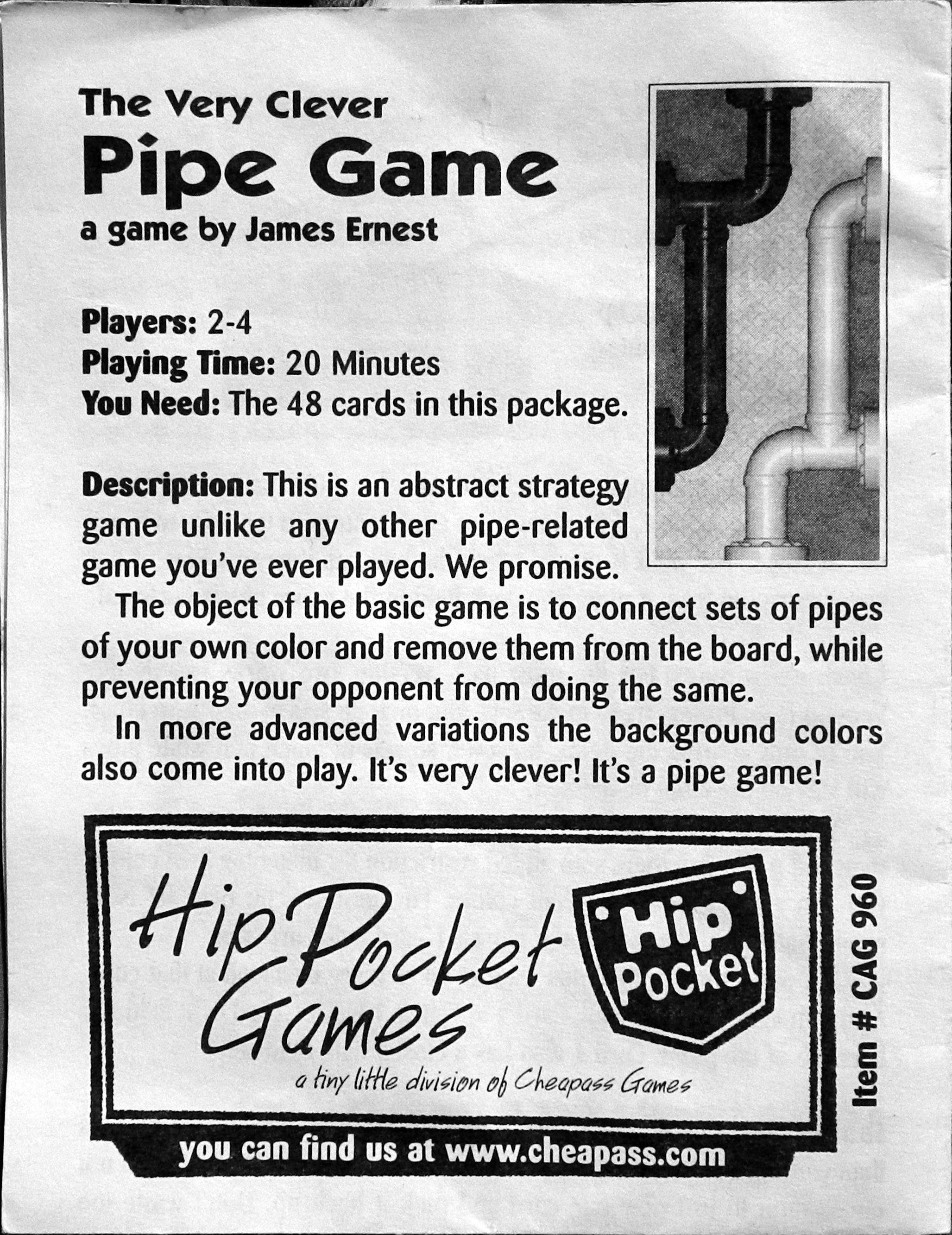 Jogo The Very Clever Pipe Game | Compara Jogos