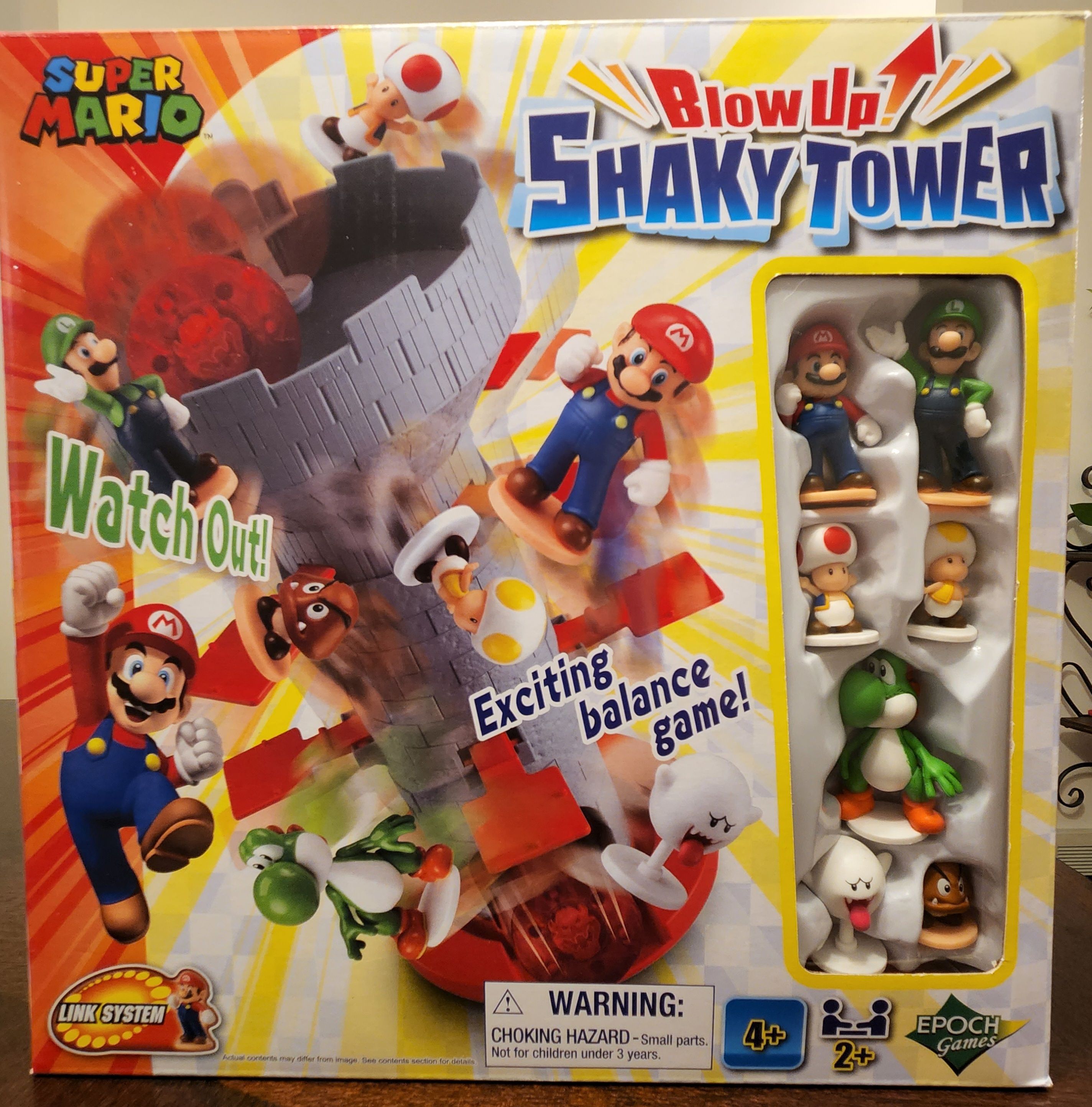 Jogo Super Mario Blow Up! Shaky Tower Balancing Game | Compara Jogos