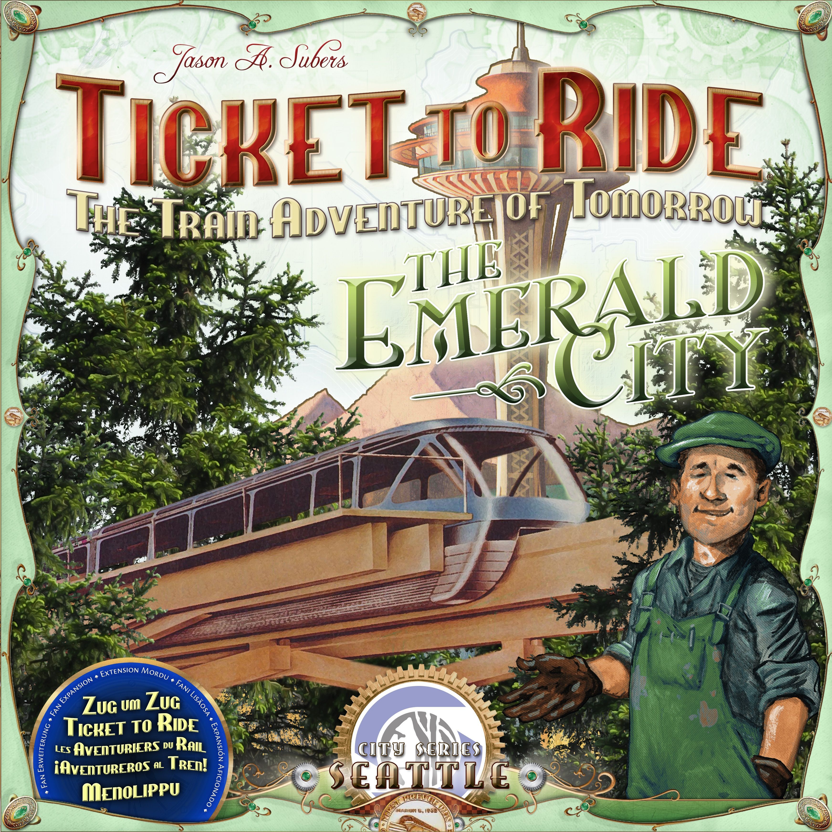 Expansão The Emerald City (fan expansion for Ticket to Ride) | Compara ...